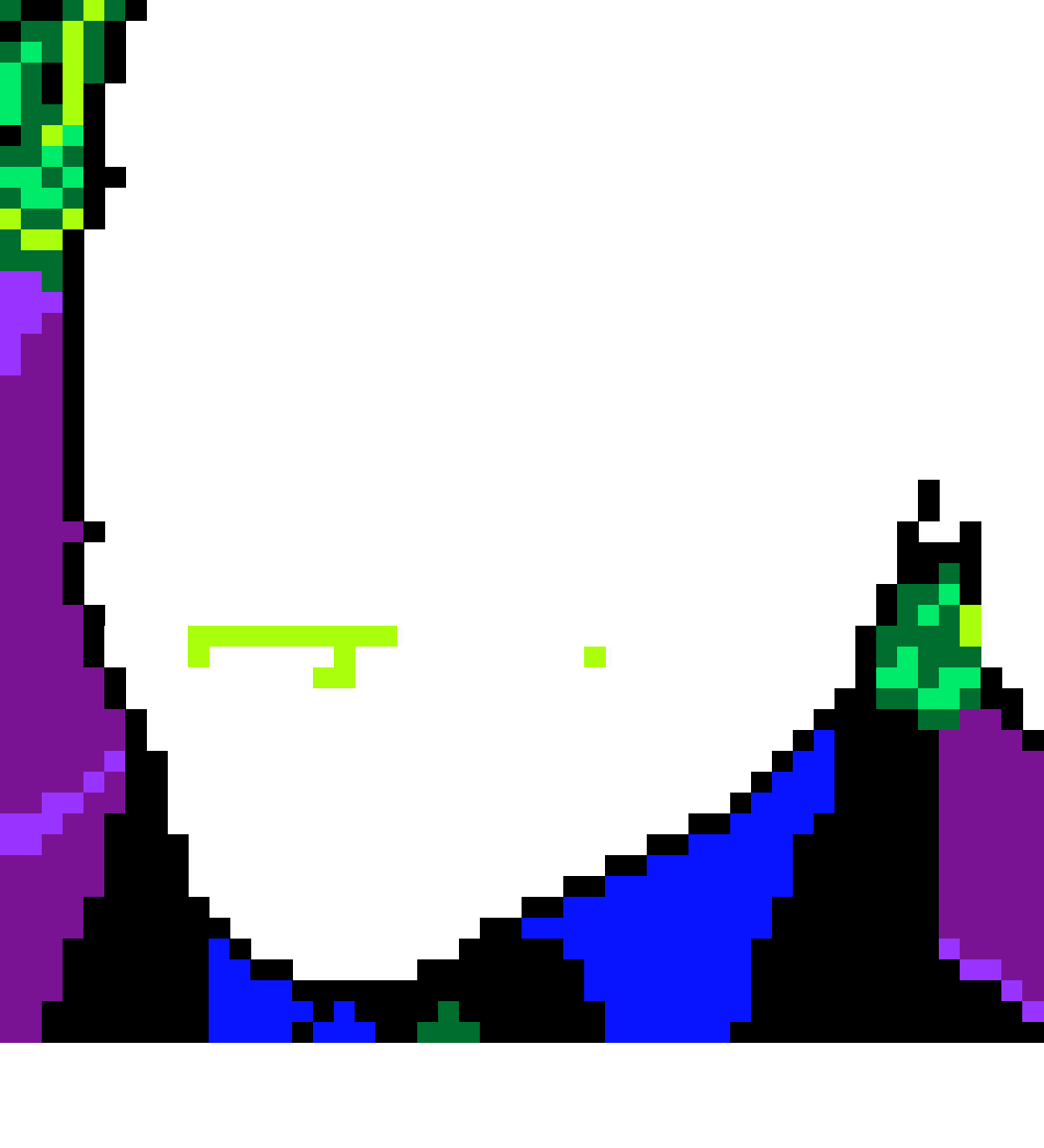 Joker pixel art - Grid Paint