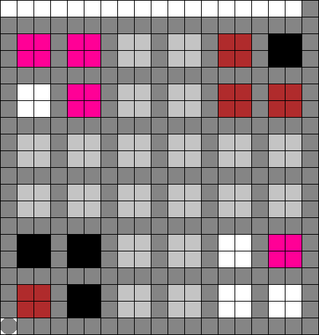 6x6 RGB Stars Puzzle - Grid Paint