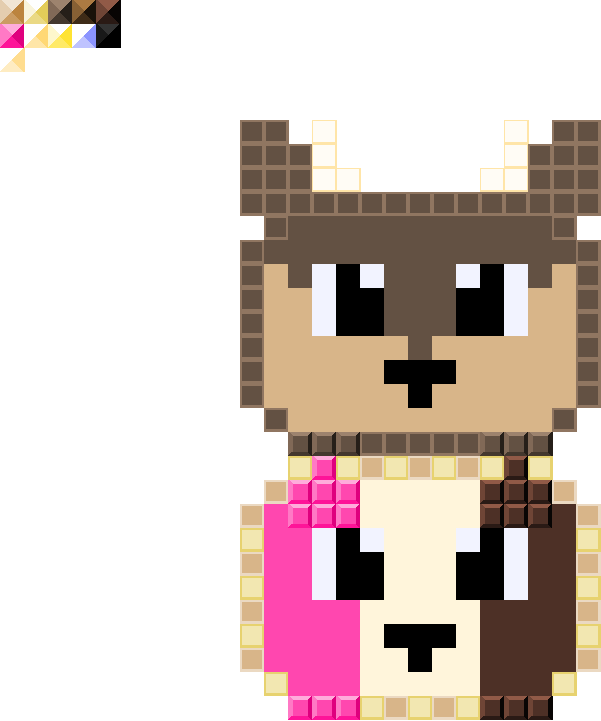 Waffle and Buttermilk Minecraft Build Guide - Grid Paint